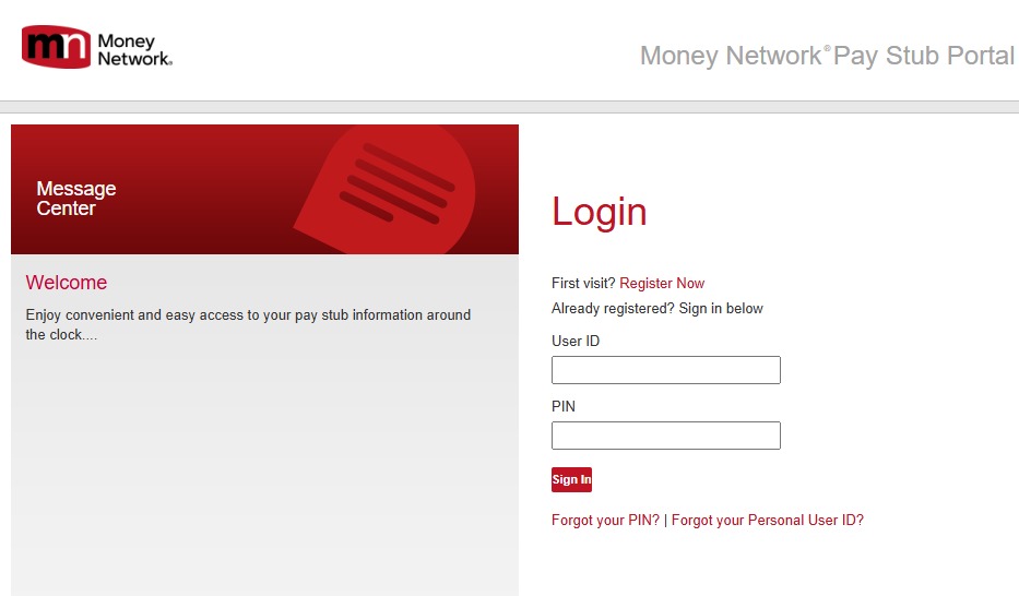 How to Access Your Money Network Pay Stub Portal