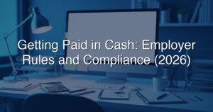 Getting Paid in Cash: Employer Rules and Compliance (2026)
